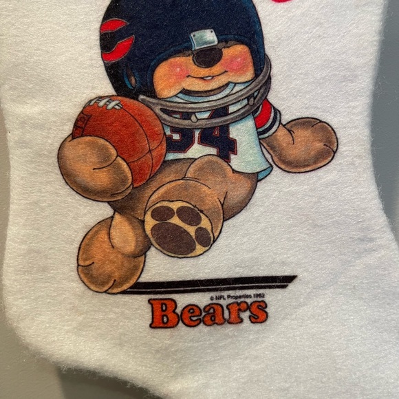 NFL | Holiday | Vintage Chicago Bears Christmas Stocking 34 Sweetness ...